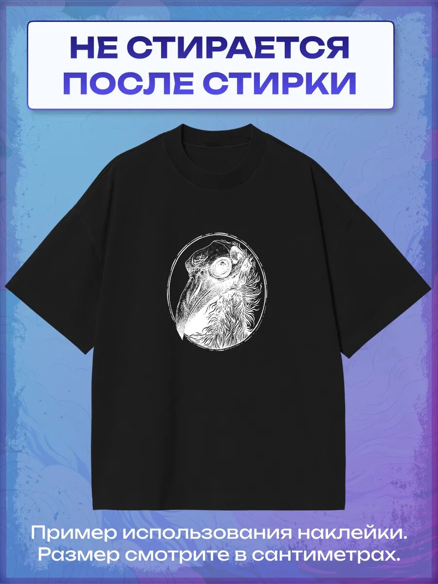 Термонаклейка ворон — фото 1