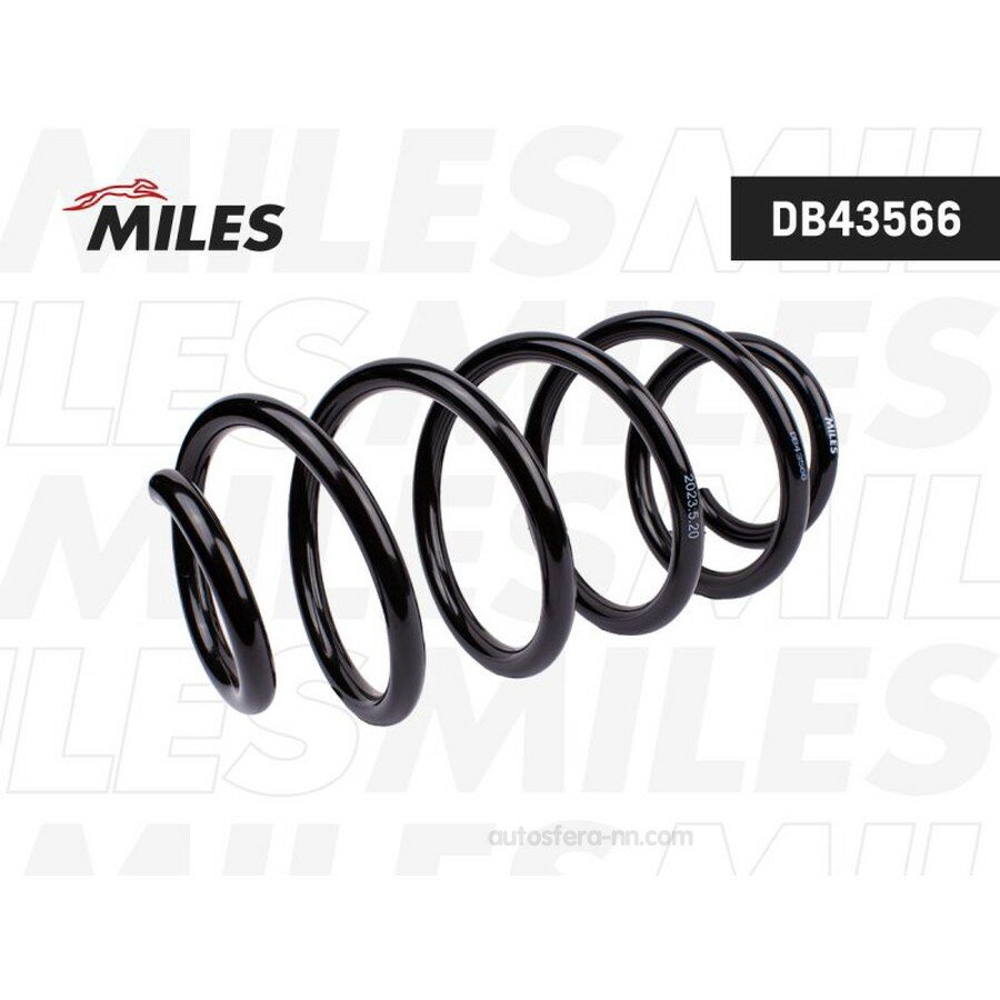 MILES DB43566 Пружина передней подвески VW TOURAN 2.0TDI 03- (KYB RH1722) DB43566