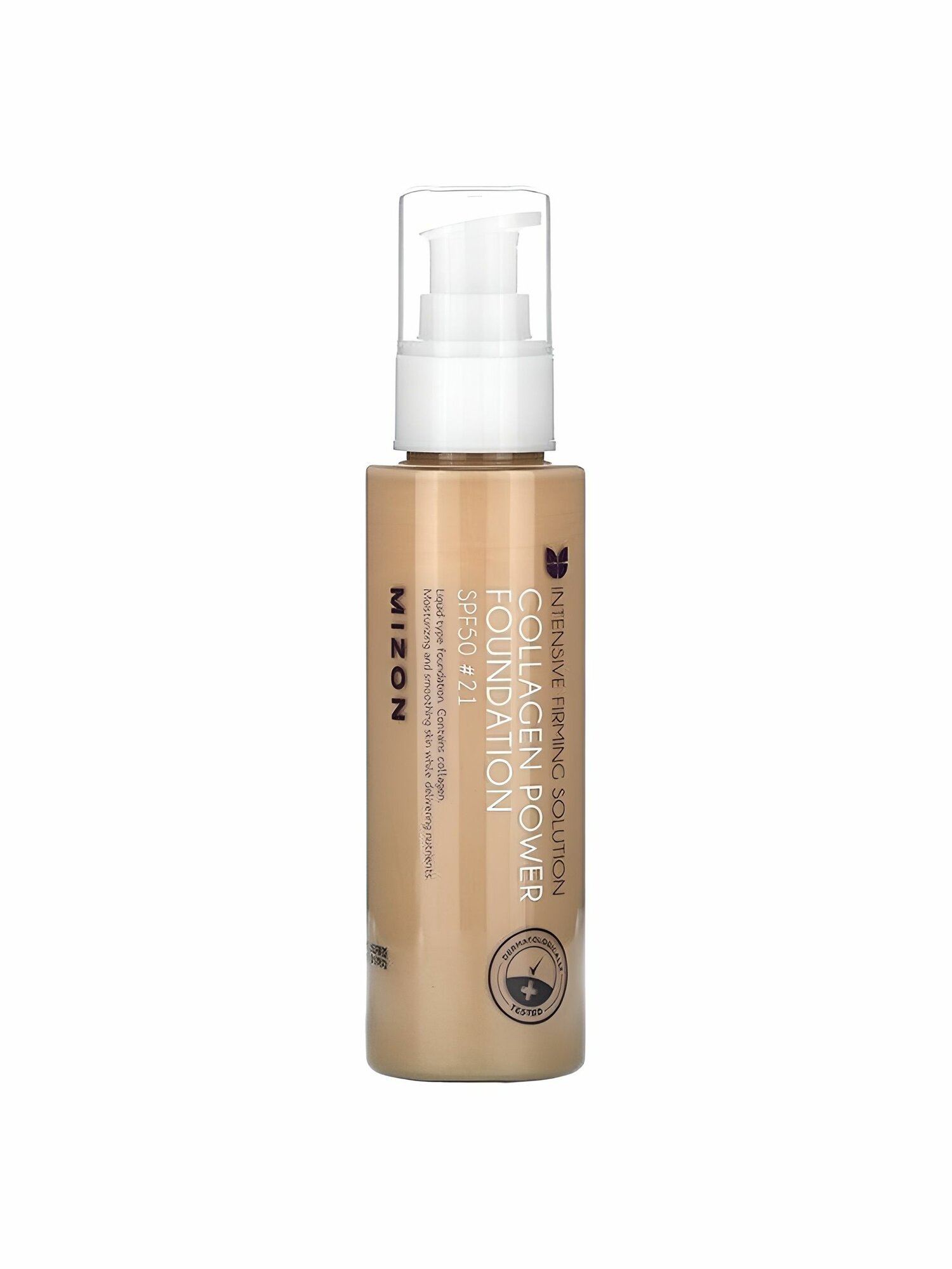 Mizon Тональная основа для лица с коллагеном Collagen Power Foundation тон №21 100 мл