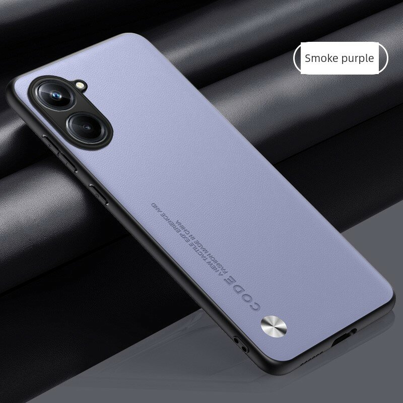 Realme 10 Pro+ премиум матовый полный чехол с защитой от падений - цвет лавандовый пурпур