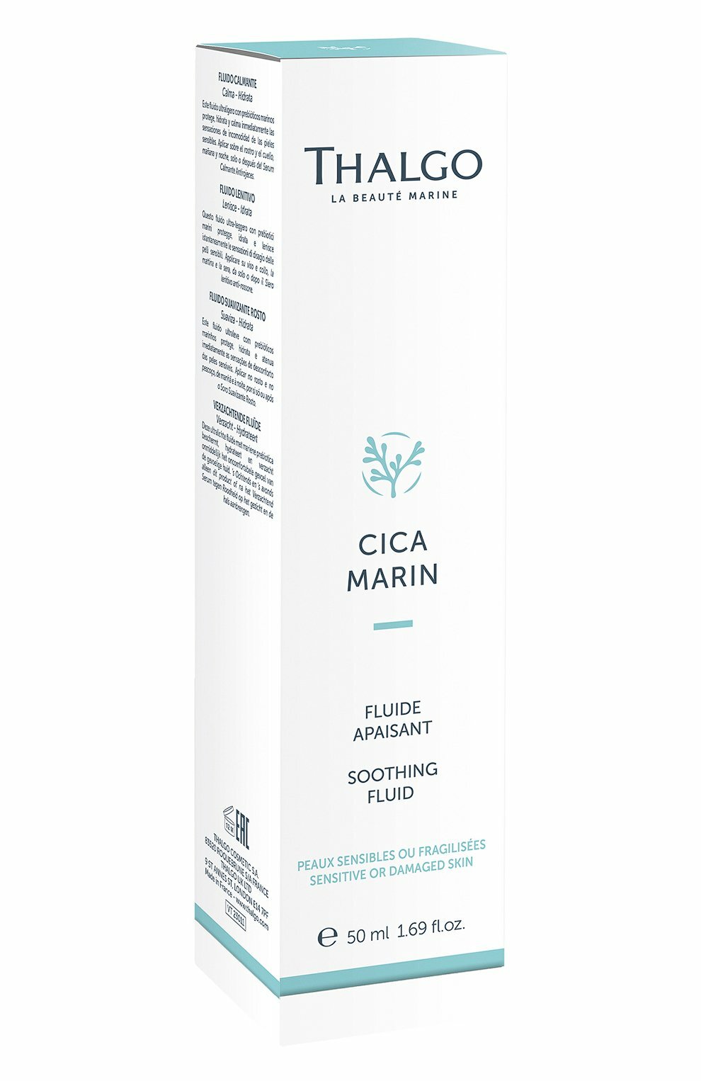 Успокаивающий увлажняющий флюид Cica Marin (50ml) Thalgo