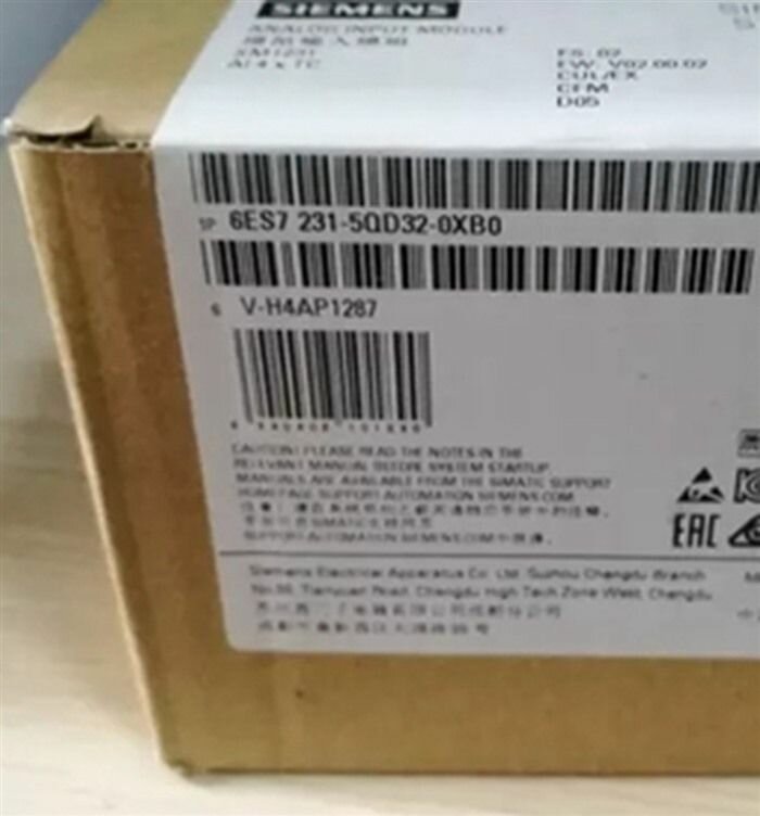 Модуль Siemens M1231 6ES7 231-5QD30-0XB0 PLC Simatic S7-1200 Thermocouple Module