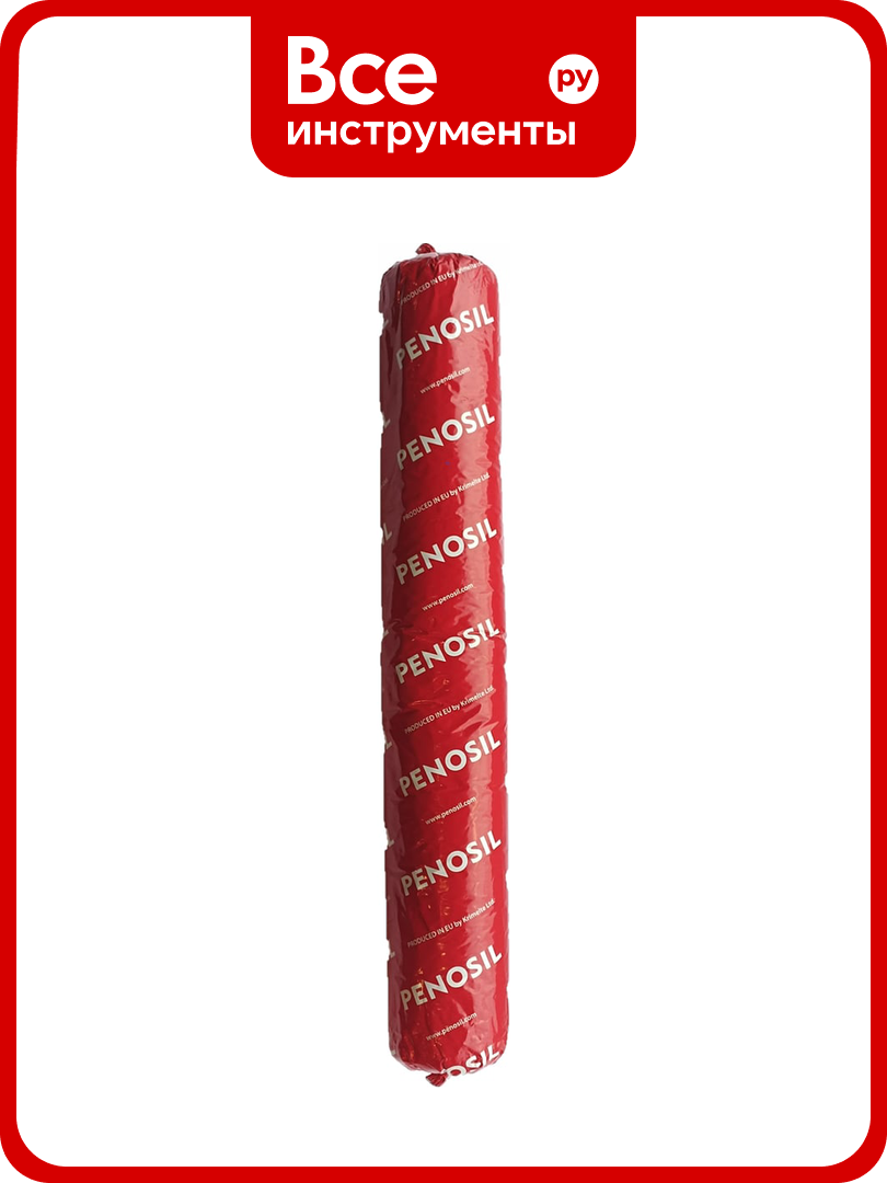 Герметик полиуретановый Penosil PU40 Sealant Sausage 600 мл, чёрный EPU40Bl