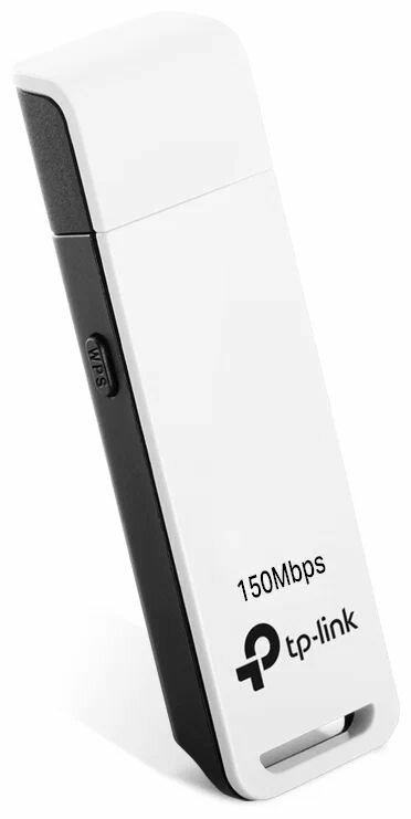 Сетевой адаптер TP-Link SOHO TL-WN727N 150M Wireless Lite-N USB Adapter, Ralink chipset,1T1R,2.4Gh