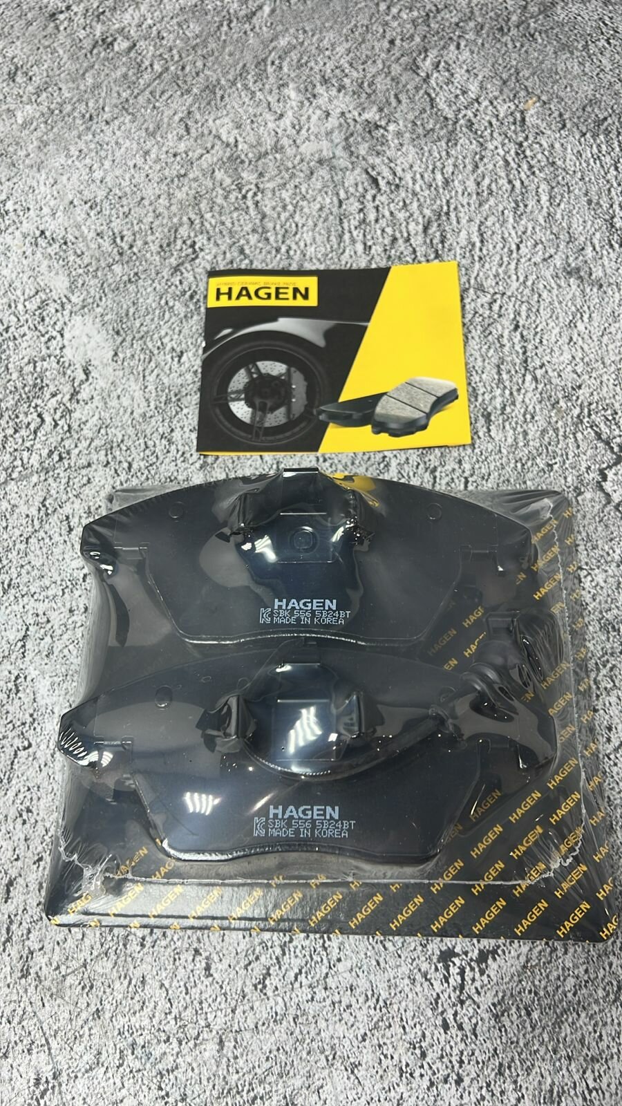 GP1692 Колодки тормозные VAG GOLF V/PASSAT/OCTAVIA/A3 03- перед. (HAGEN)