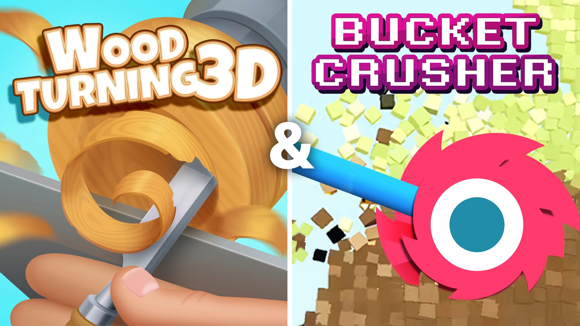 Игра Woodturning 3D Standard Edition Woodturning 3D & Bucket Crusher, цифровое издание PlayStation 4, регион Индия / код пополнения баланса