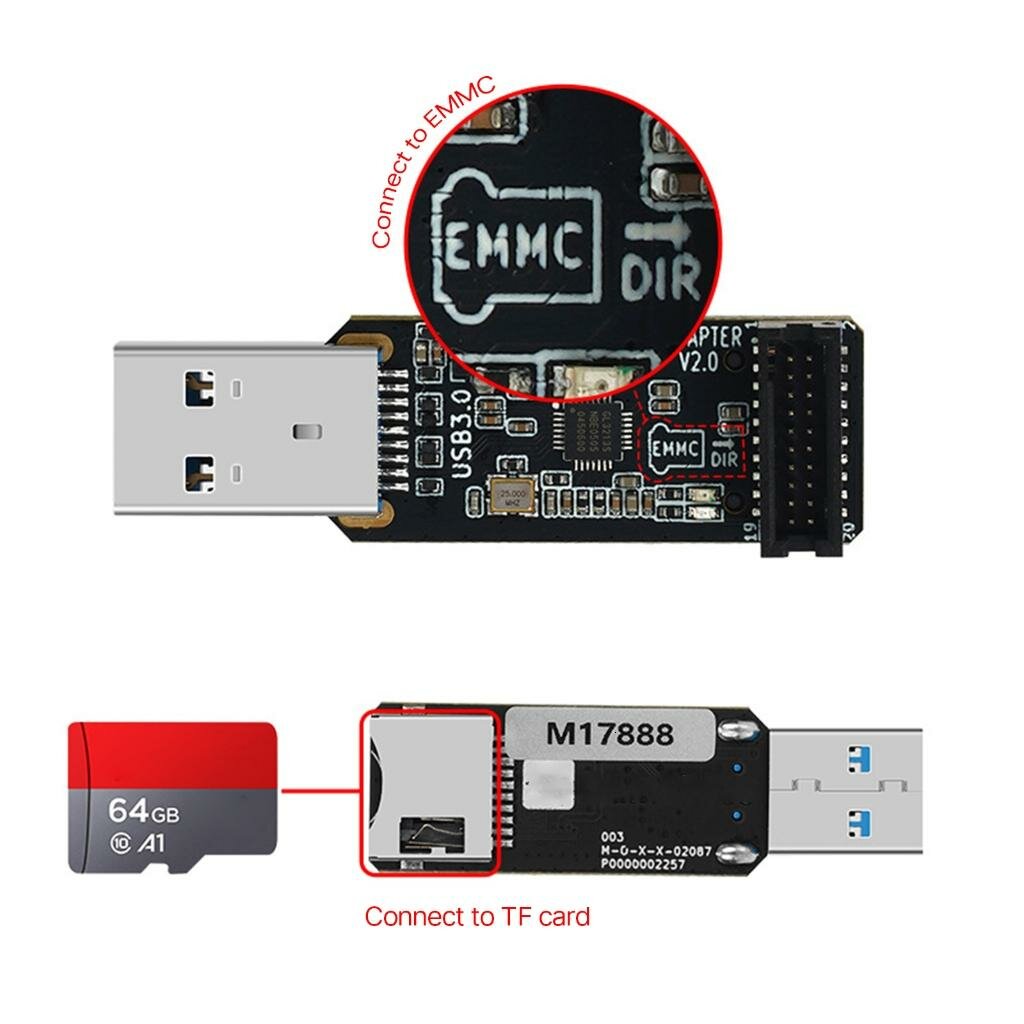 Адаптер eMMC V2 с USB 3.0 — фото 1