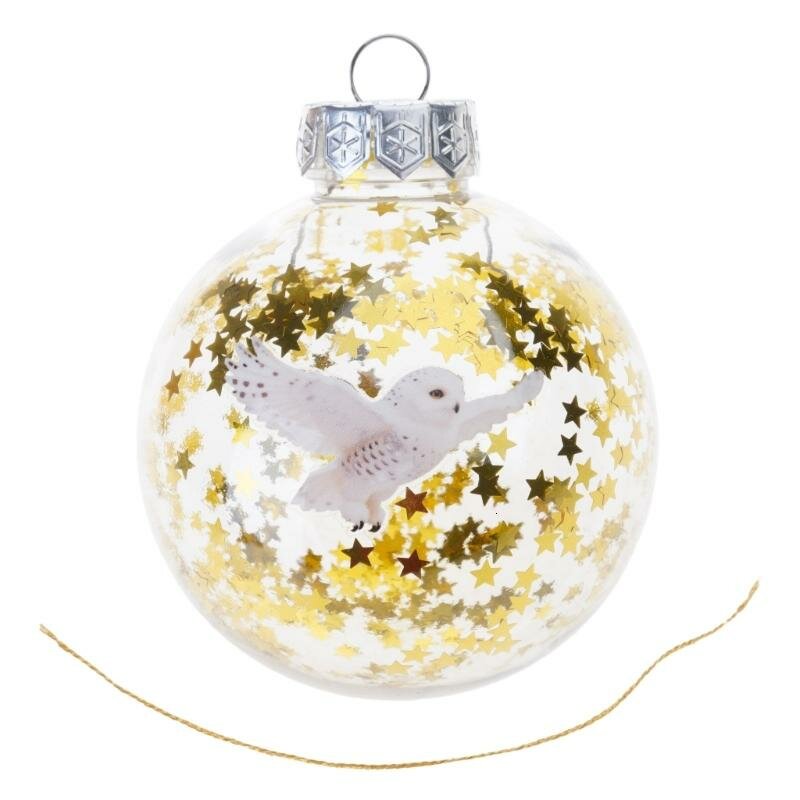 Художественные рождественские шары с птицами, Снежный голубь