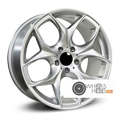 Диск автомобильный литой Replica H BM15H 20x9.5 5x120 et40 dia74.1 Серебристый