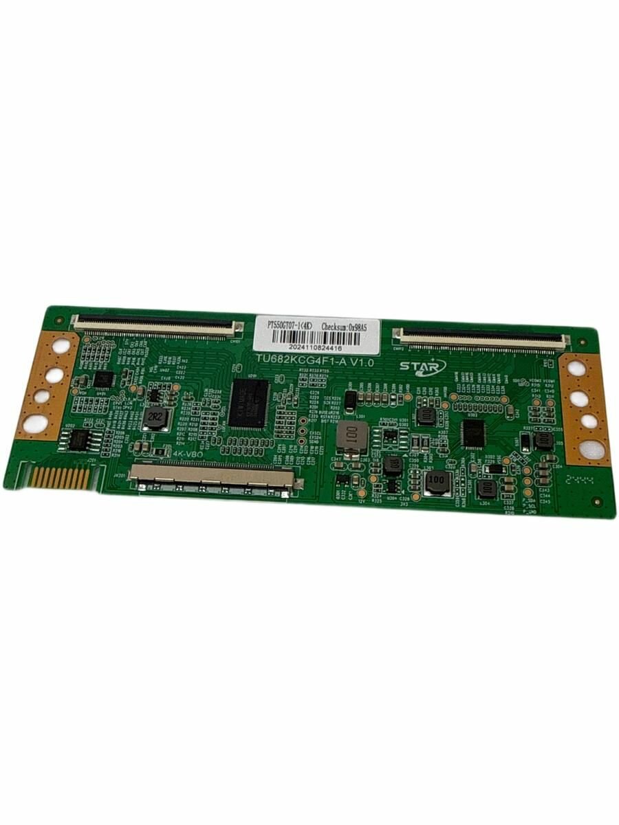 Плата T-Con (PT550GT07-1), для телевизора Sber SDX-55U4125 P: PT550GT07-1 ver1.0