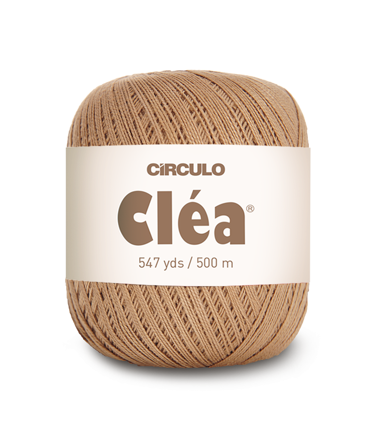 Пряжа CiRCULO CLEA 500, 100 % мерсеризованный бразильский хлопок, 76гр, 500 м, цвет 7625