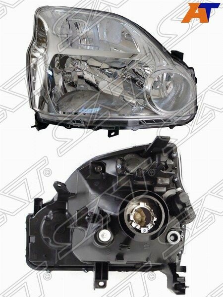 Фара SAT ST-215-11C1R Nissan X-Trail 07-11 справа/ Галоген/ С электрокорректором