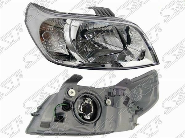 Фара SAT ST-235-1105R-LD-EN Chevrolet Aveo 05-11, Daewoo Gentra 05-11 справа, Ручная регулировка, 5D HBK