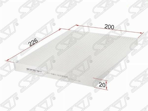 Фильтр салонный SAT ST-6811634000 SsangYong Korando 10-17
