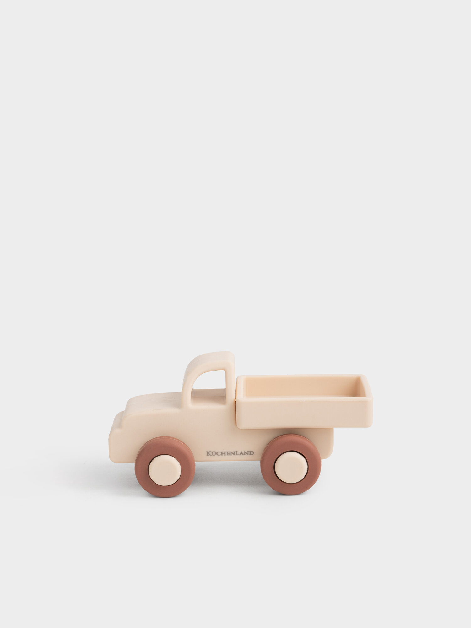 Игрушка, 11х6 см, силикон, бежевый, Грузовик, Kiddy, Kuchenland