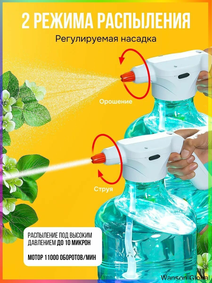Опрыскиватель садовый аккумуляторный 3 л