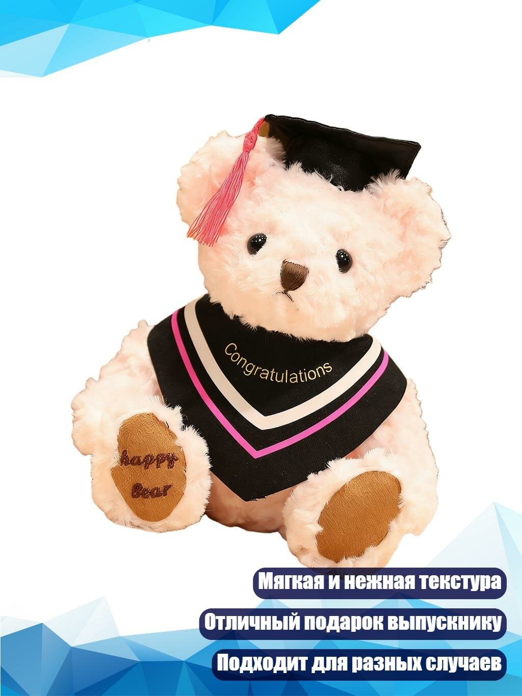 Плюшевый мишка в шапочке выпускника, Докторская шляпа 3