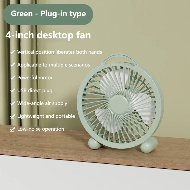 Настольный вентилятор Lenovo Fresh USB Green