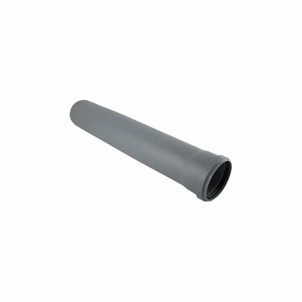 Труба VALFEX OPTIMA ф 50, с раструбом, L=0.5 м, внутренняя канализация, толщина стенки 1.5 220500050 — фото 1
