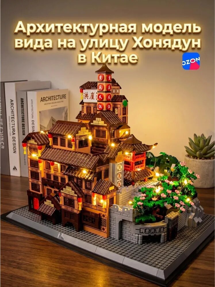 Архитектурная модель вида на улицу Хонядун в Китае