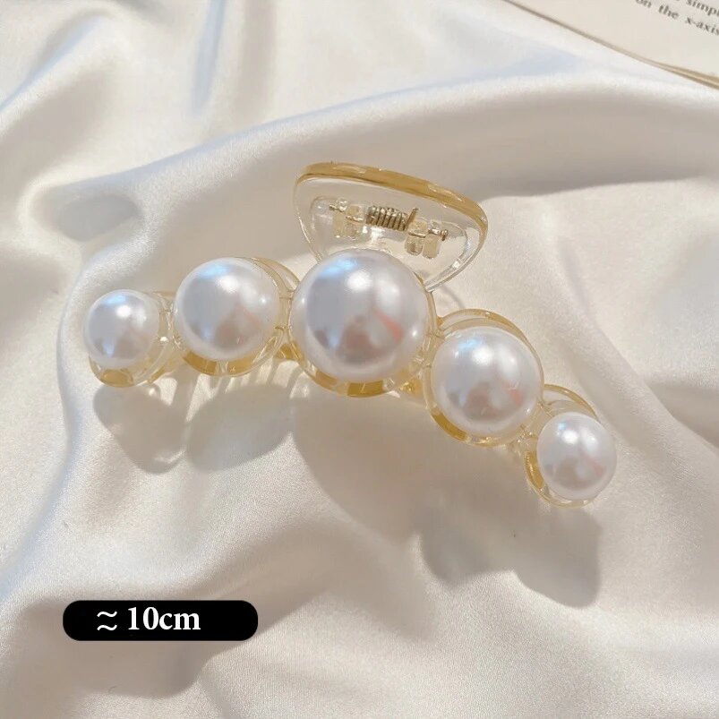 Заколка-краб Meyfflin Hair Claw For Women Белый, L White-10cm