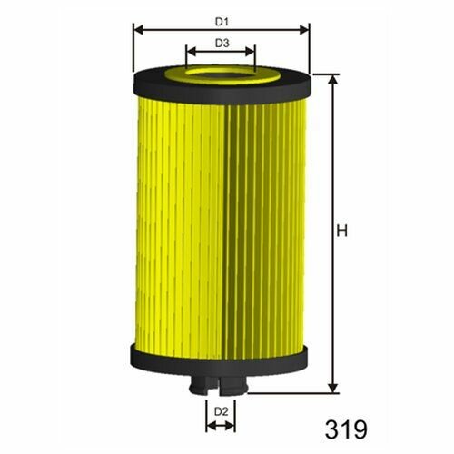 Фильтр масляный Misfat L166