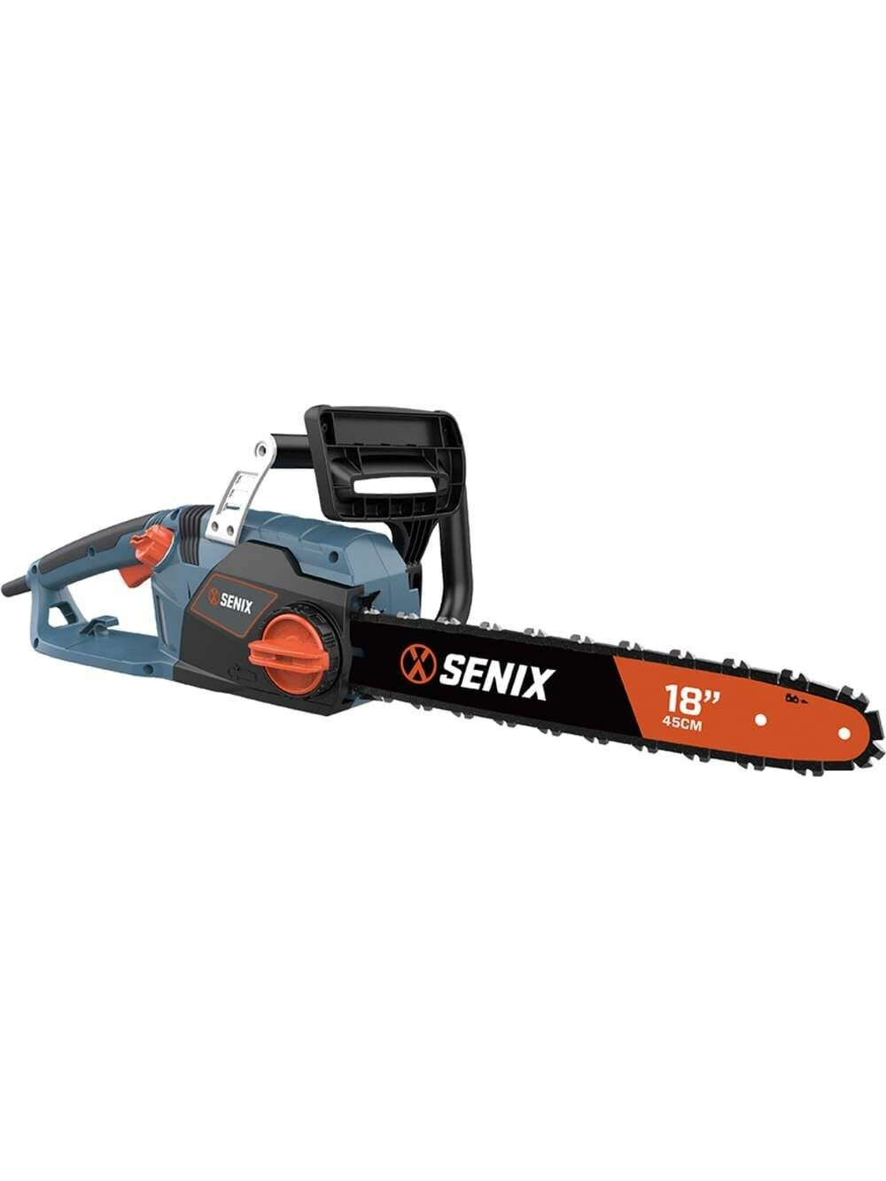 Электрическая цепная пила SENIX 2400 Вт, поперечное исполнение, 45 см шина CSE24-M2-EU