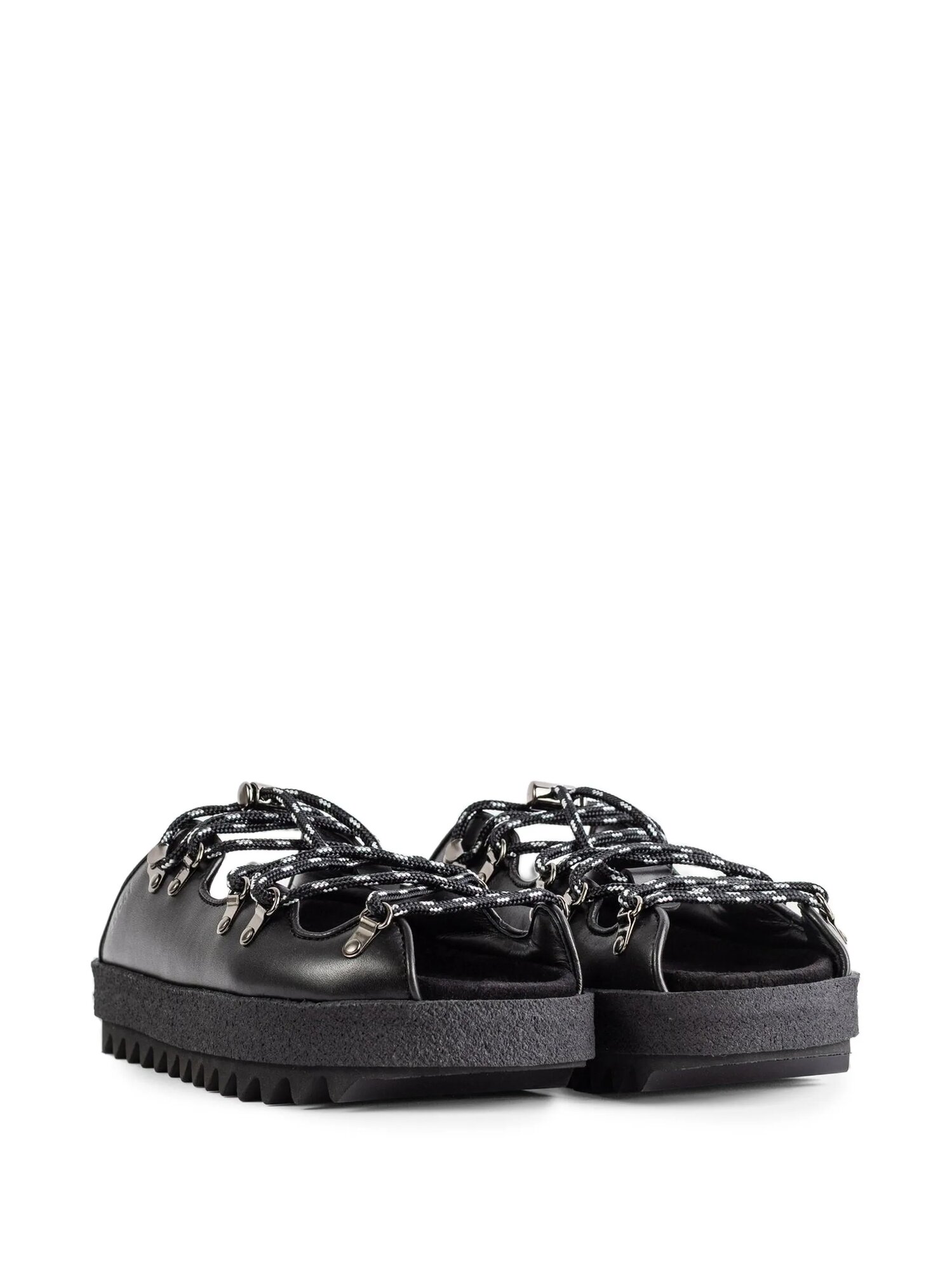 Мюли Sacai Lace-up platform mules, размер 38 — фото 1