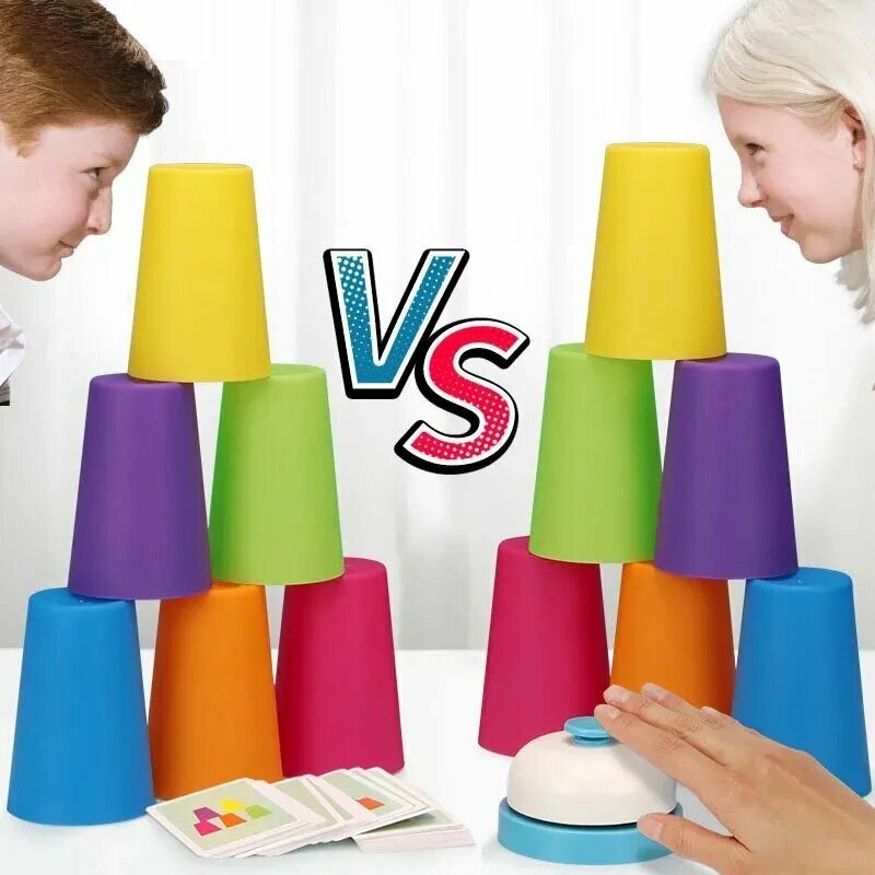 Настольная игра Сложи Стаканчики