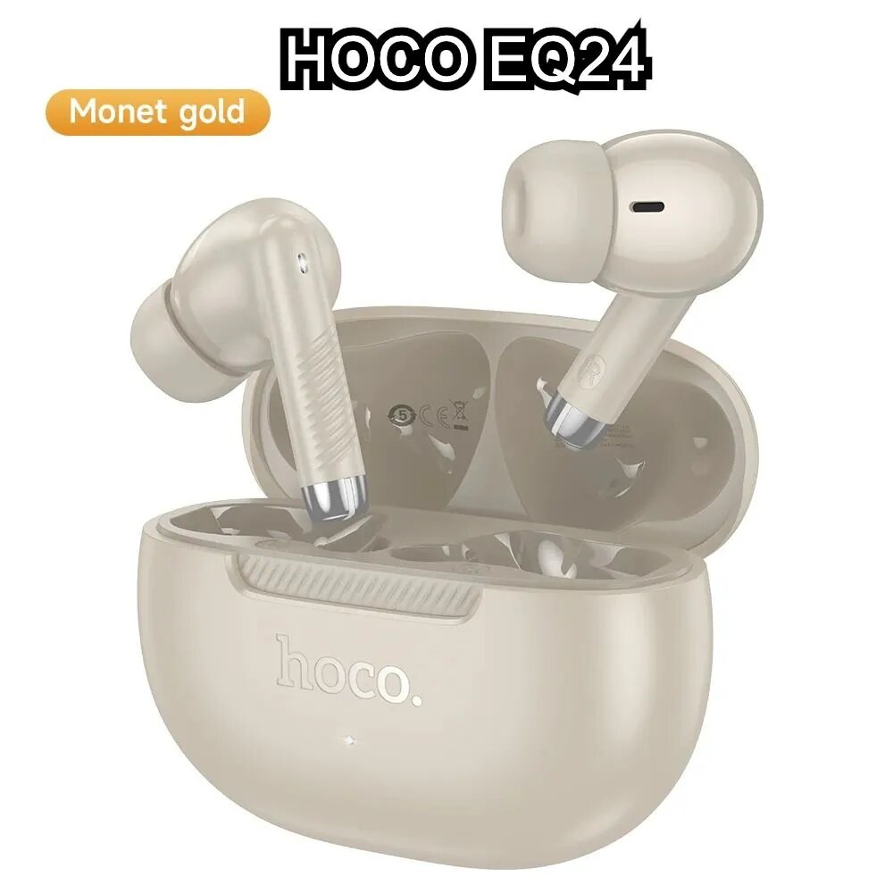 Hoco Наушники беспроводные, золотой