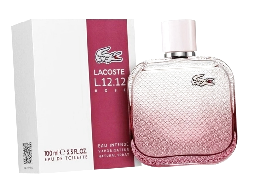 Аромат для женщин Lacoste L 12 12 Rose Eau Intense 100 мл - Лакост Роза О Интенс