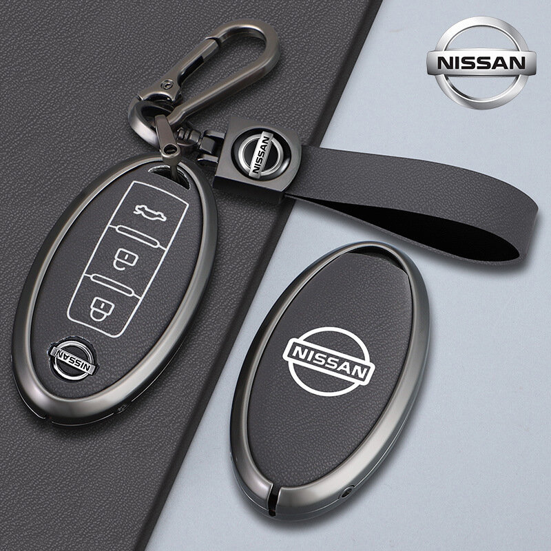 Ключевой чехол Nissan B-Style для 2-кнопочного ключа с шнуром, имперский оранжевый для моделей 2023 года