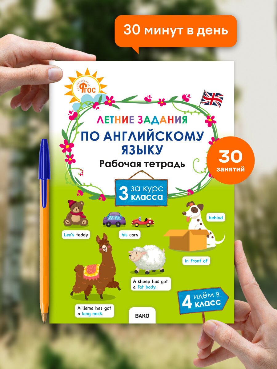 Летние задания по английскому языку за курс 3 класса