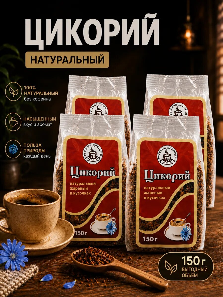 Цикорий Жареный кусочками 150 гр 4 шт