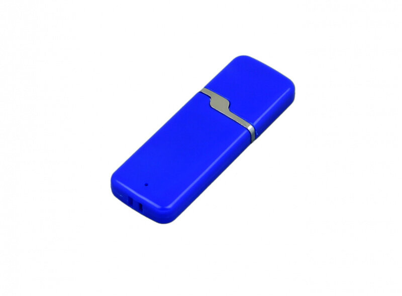 Промо флешка пластиковая с оригинальным колпачком (32 Гб / GB USB 3.0 Синий/Blue 004 Качественная флешка доступная оптом и в розницу)