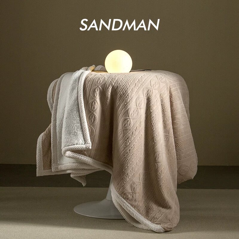 Одеяло SANDMAN, 8-символьное песочное дело, роскошное высококачественное теплое бархатное офисное одеяло для сна,