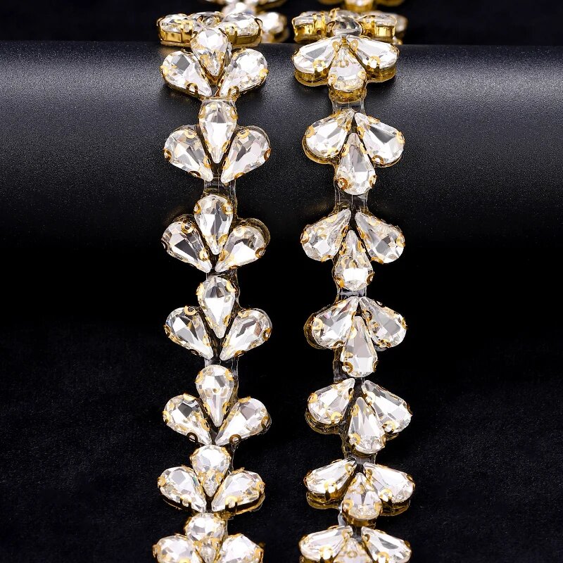 Хрустальные браслеты DUCRYSTAL, 90 см, GoldClear-20mm