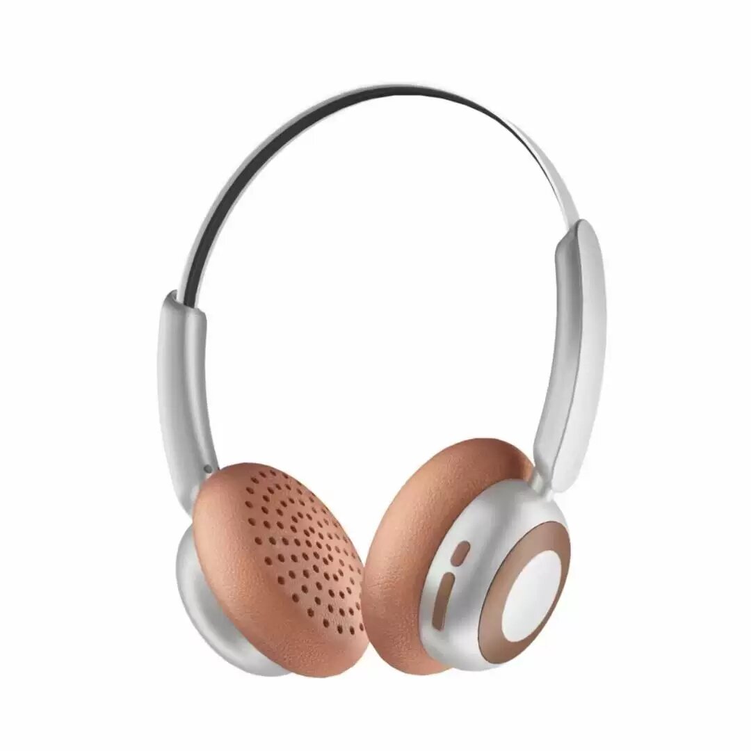Беспроводные наушники Bluetooth 5.0 Over-Ear коричневые стандартная модель 20 часов автономности шумоподавление
