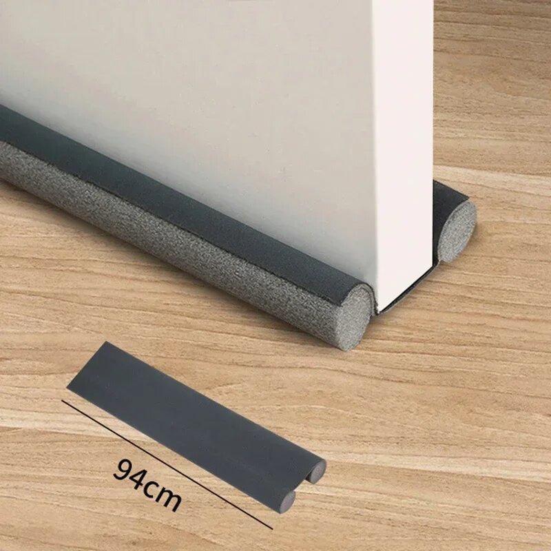Уплотнитель дверной звукоизоляционный, 94см, Grey, 3шт