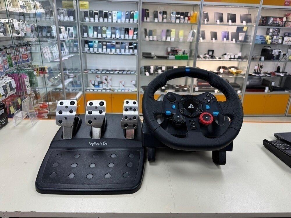 Игровой руль Logitech G29, проводной,Б/У