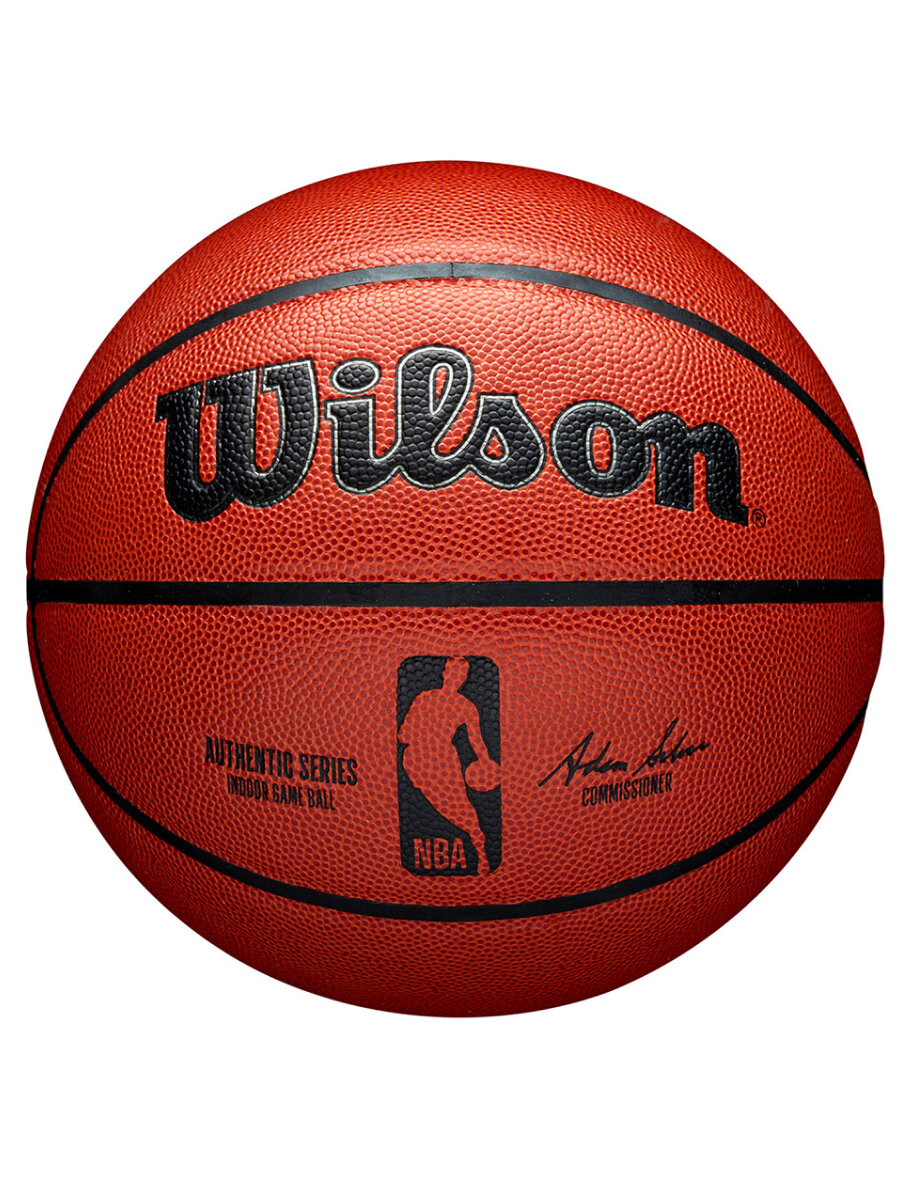 Мяч для баскетбола Wilson NBA Authentic Indoor Comp, Brown, 7