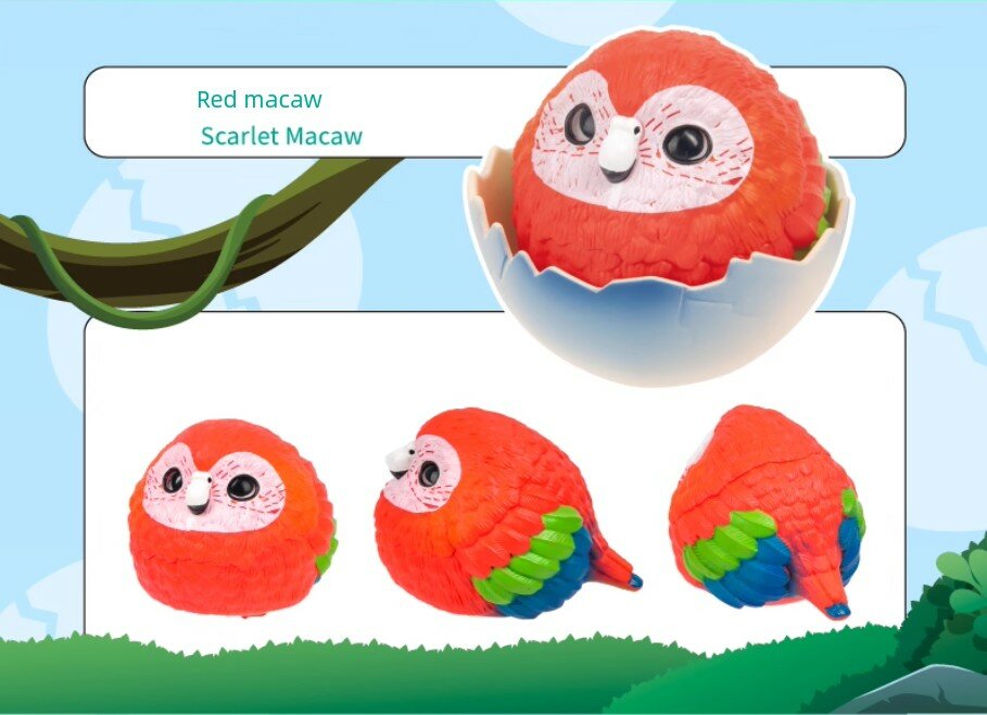 DodoWoo Jiu's Memory Series Fifth Edition: Figura Krasnogo Makava Blind Box, Potverzhdenie Razborki