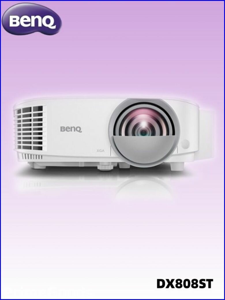 BenQ Проектор BENQ DX808ST, DLP, белый, прозрачный