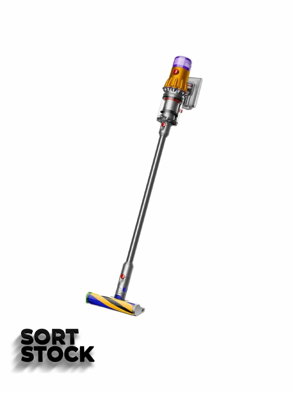 Пылесос Dyson V12 Detect slim absolute (SV46), Yellow/Nickel, тип вилки UK