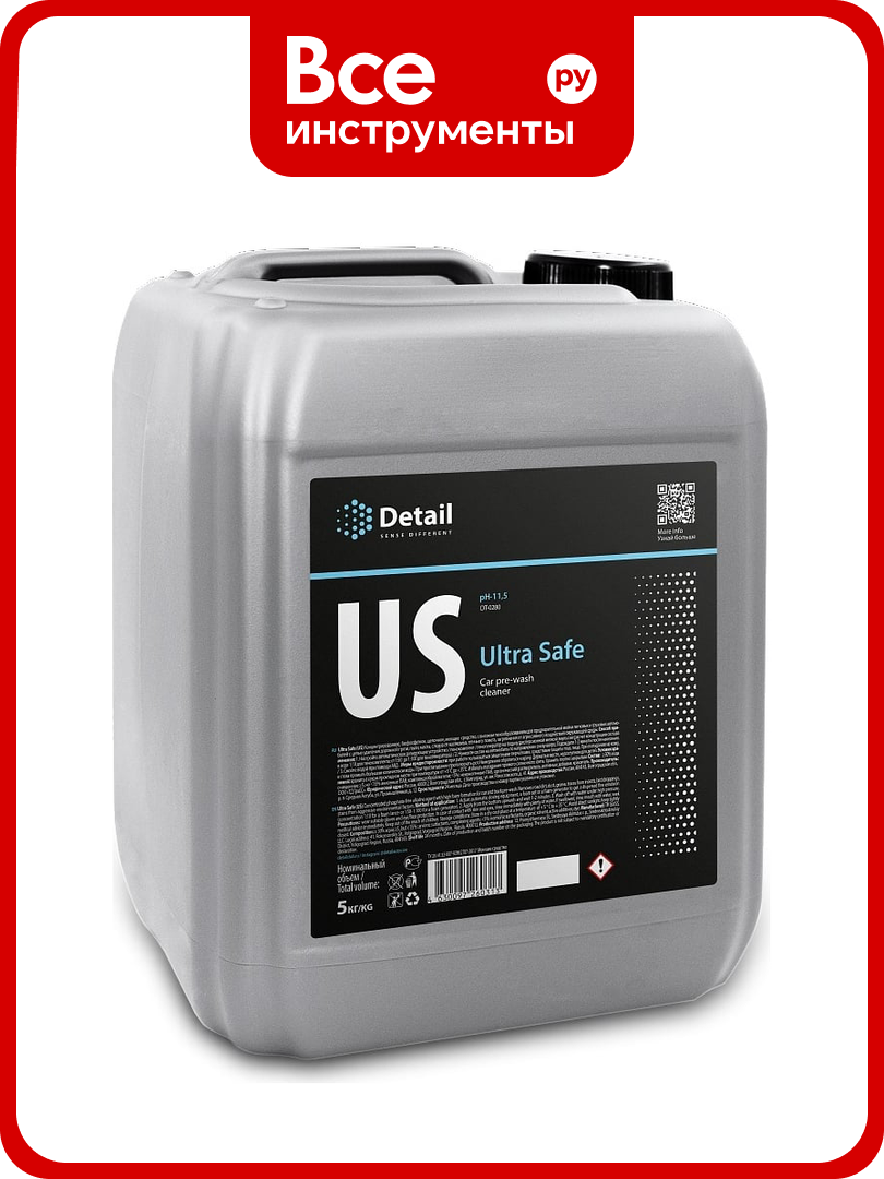 Шампунь первая фаза US "Ultra Safe" 5 кг Detail DT-0280