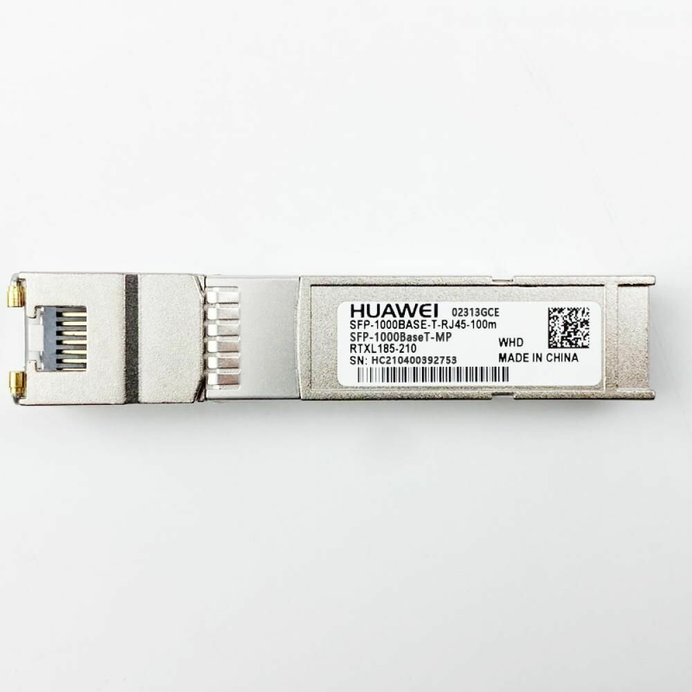 Трансивер Huawe* 02313GCE SFP-1000BaseT-MP Electrical SFP GE Electrical Interface Module 100m RJ45 Multi-pack (02313GCE)