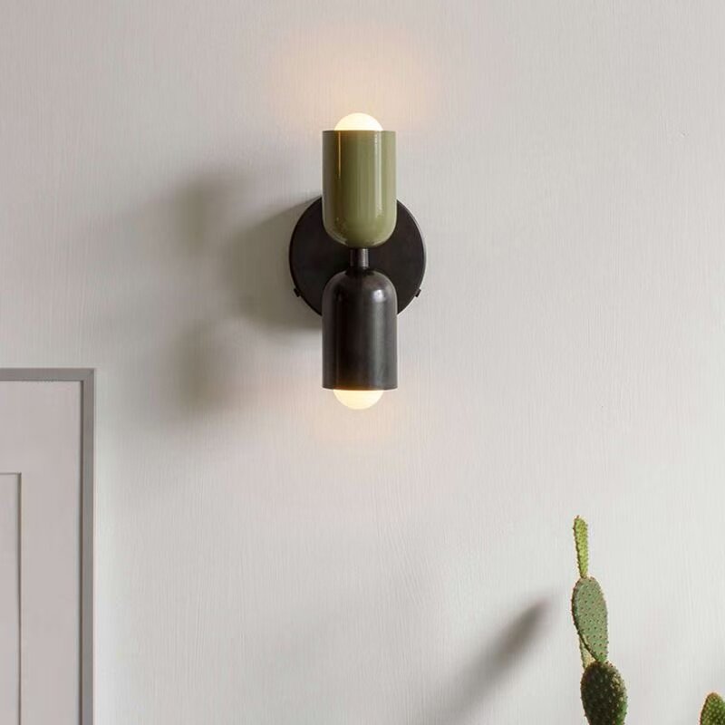 Бра Clear Lighting, энергосбережение, настенный, металл, 21.5 см x 12 см x 13 см，Источник света*2，тёплый свет — фото 1