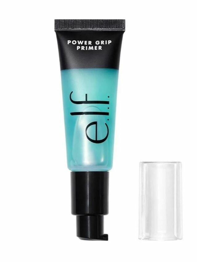 E.l.f. Power Grip Primer, Увлажняющий праймер для лица на гелевой основе, Разглаживающий макияж, Увлажняющий крем и грунтовка,0.811 Fl Oz (24 ml.)