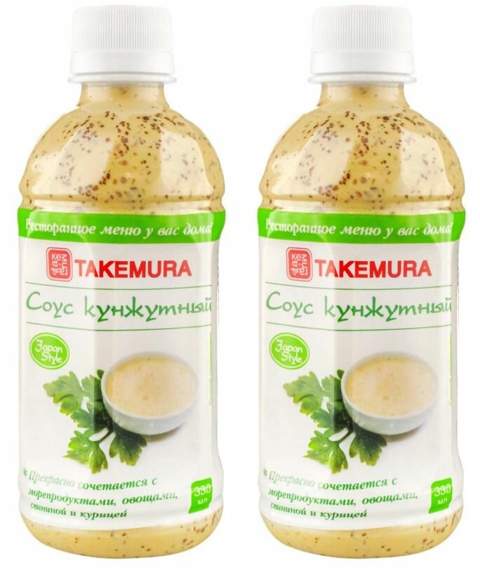 TAKEMURA Соус кунжутный, 330 мл, 2 шт