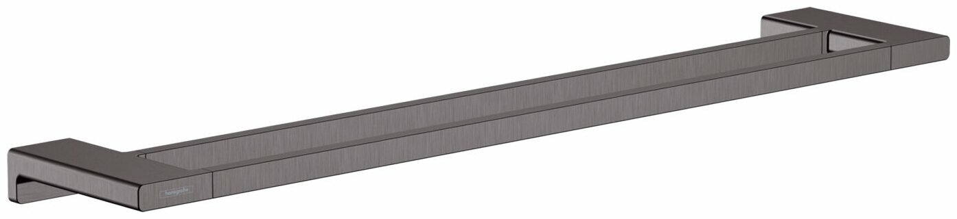 Полотенцедержатель Hansgrohe AddStoris 41743340 шлифованный черный хром